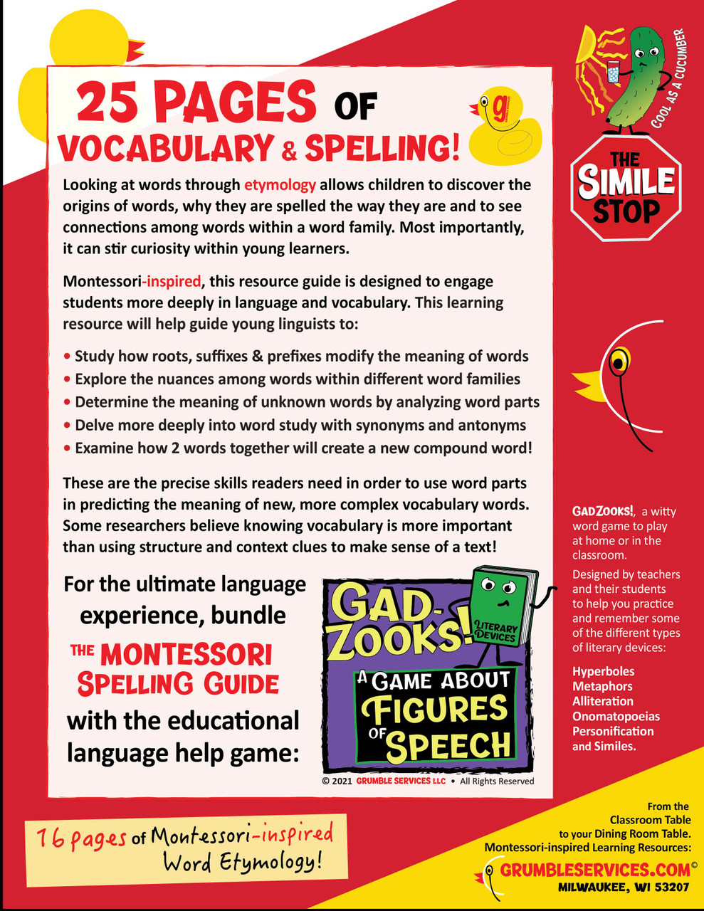 Montessori Spelling & Vocabulary BUNDLE: Spelling Activities & Practice ...