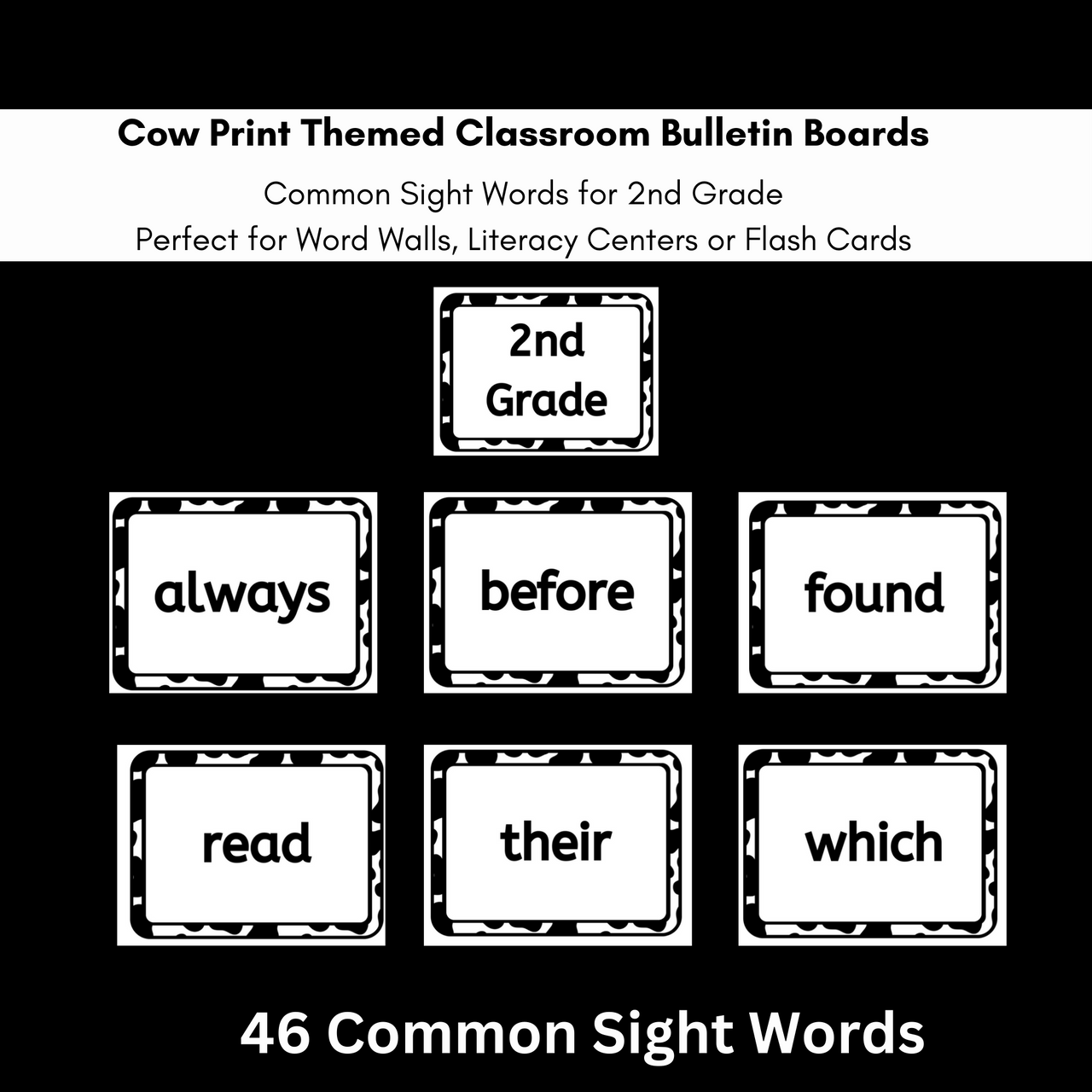 Introducing our whimsical Cow Print Classroom Decoration Set – a ...