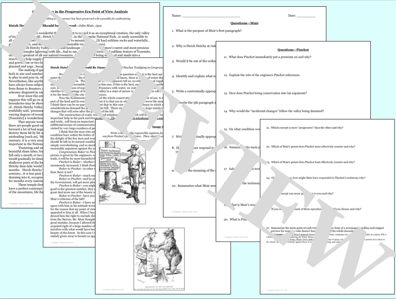 Conservation in the Progressive Era Point of View Analysis