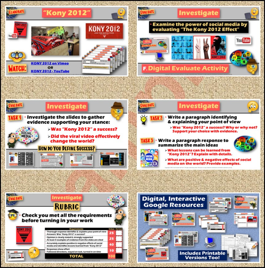 Power of Social Media 5-E Africa Lesson | Kony 2012 Uganda Viral Video ...