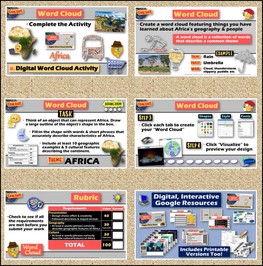 Misconceptions of Africa 5-E Lesson and Map Investigation | Google