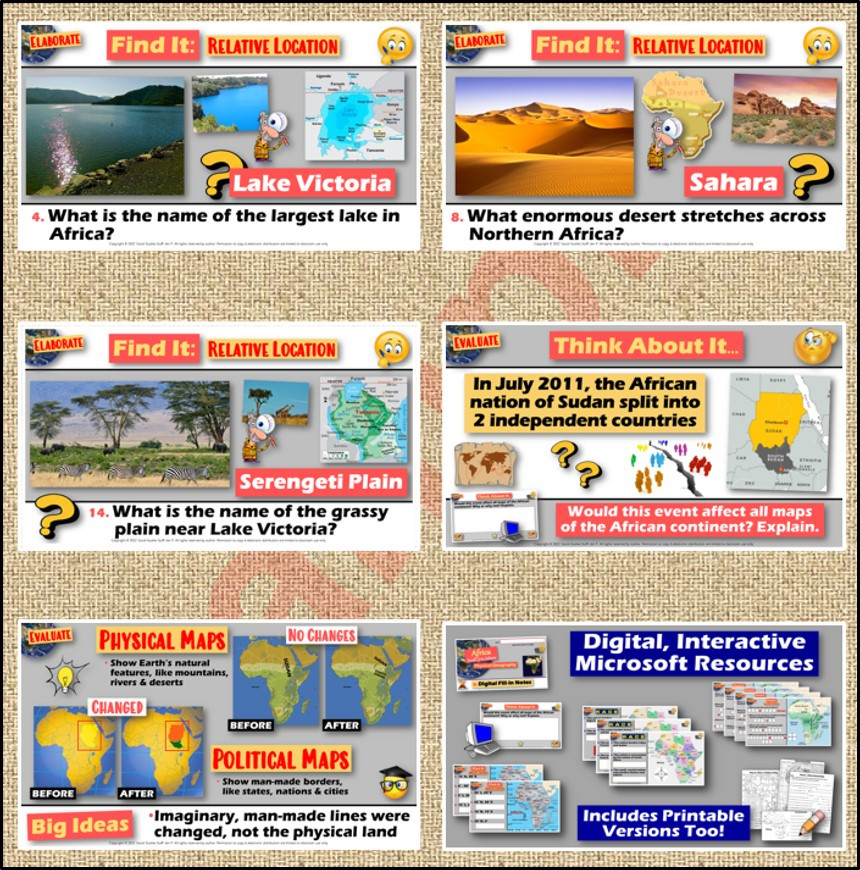 Intro to Landforms and Locations in Africa 5-E Geography Lesson | Microsoft