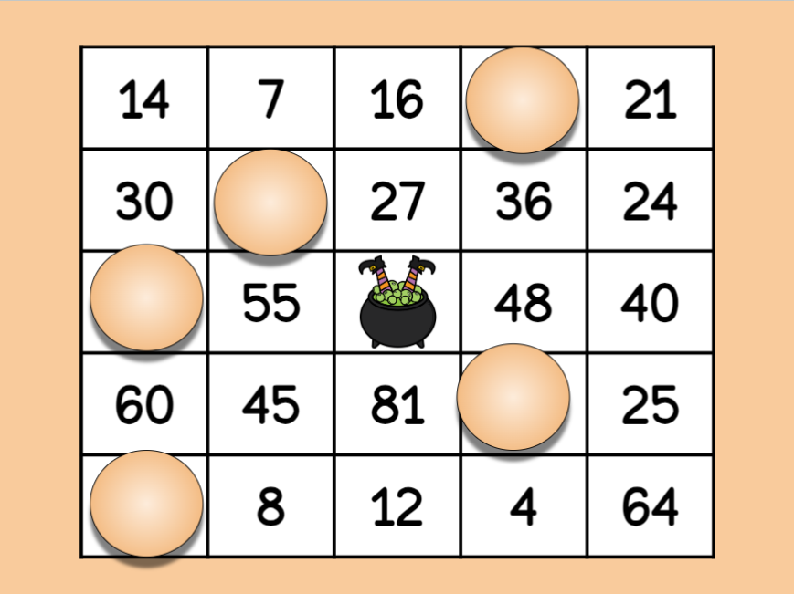 Halloween Multiplication Bingo - Digital and Printable - Amped Up Learning
