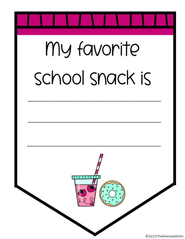 Back to School Opinion Writing Activity - Amped Up Learning