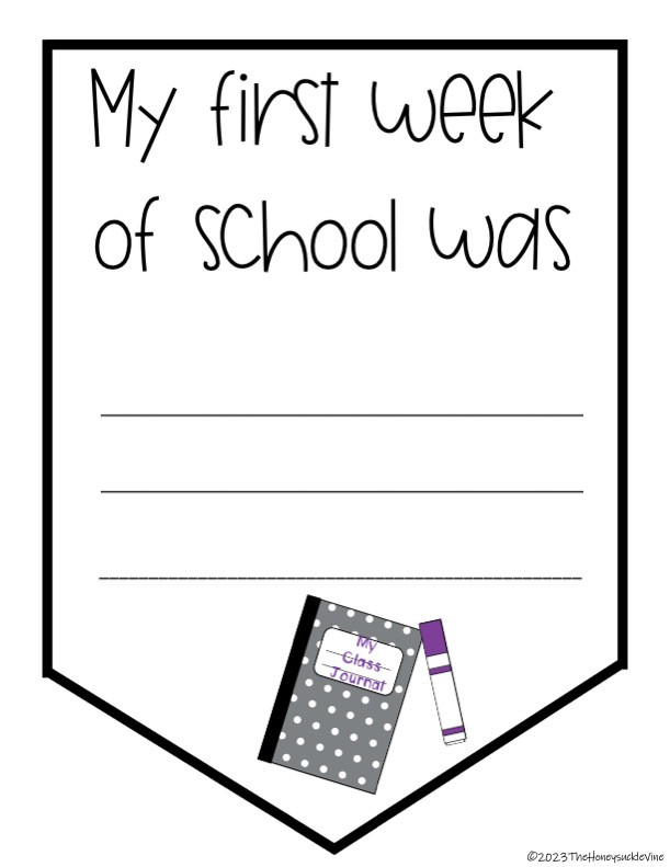 Back to School Opinion Writing Activity - Amped Up Learning