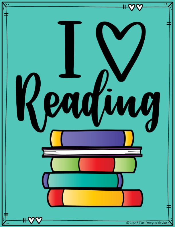 Reading Posters and Bookmarks - Amped Up Learning