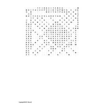 Evolution and Its Processes Word Search for an Introduction to Biology ...