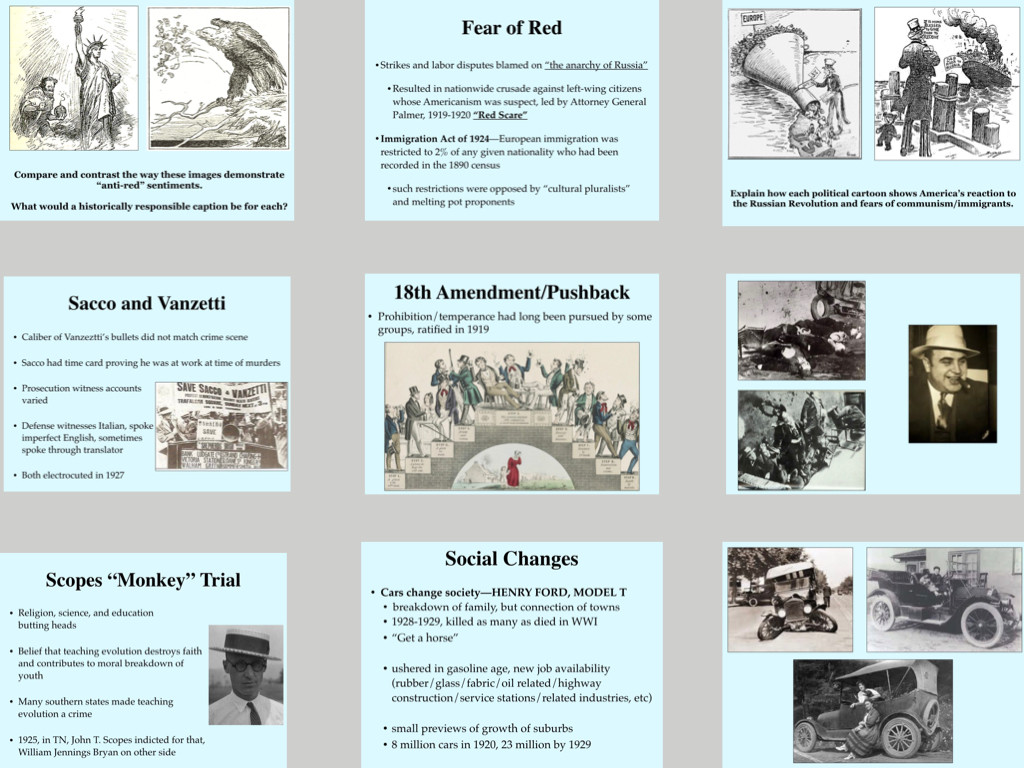 The Roaring 20s PowerPoint and Note Guide