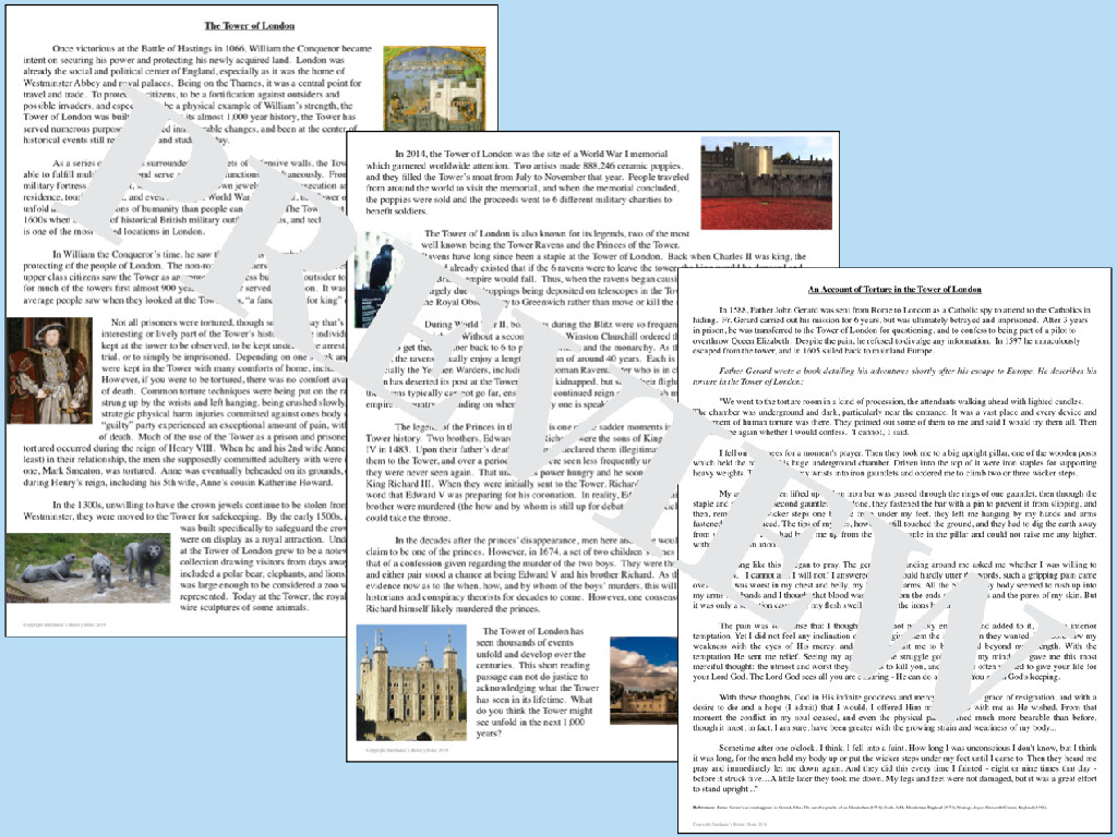 The Tudors Activities Bundle