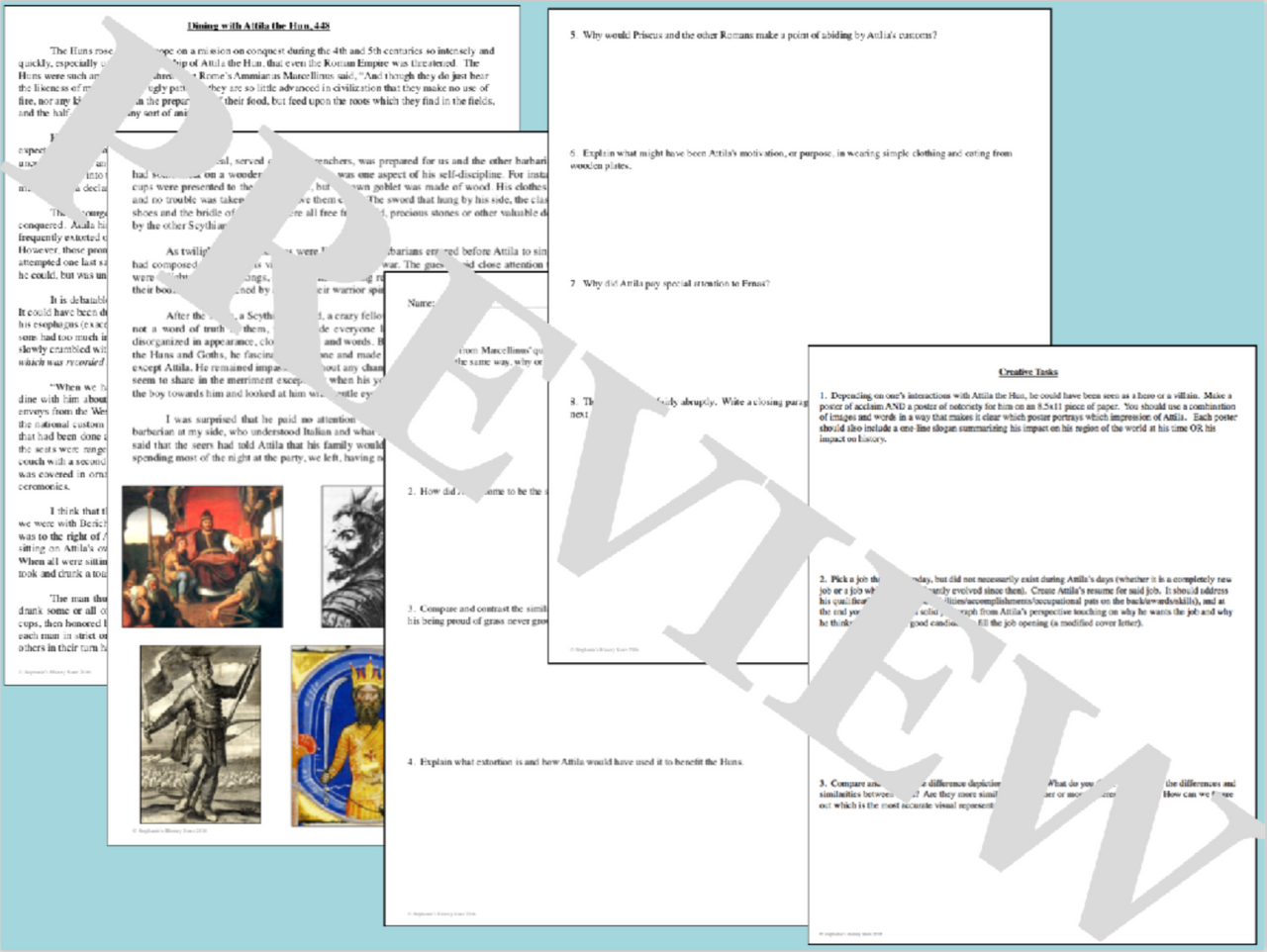 Attila the Hun Primary Source Analysis