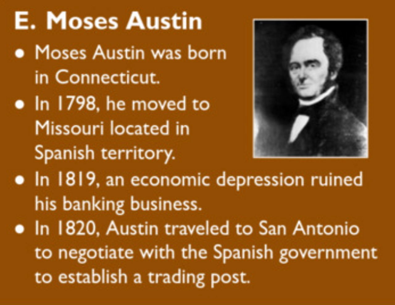 Mexican National Era: Texas Empresario Notes - Amped Up Learning