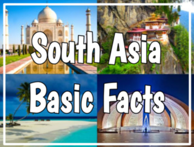 South Asia Basic Facts Notes - Amped Up Learning