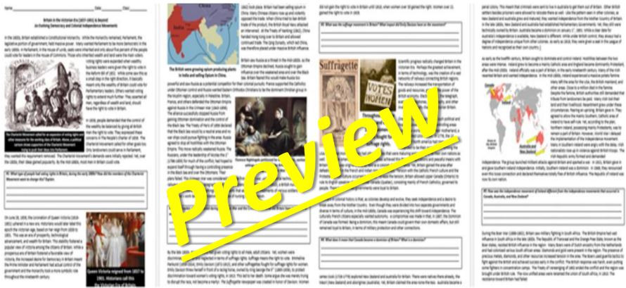 Britain in the Victorian Era - Amped Up Learning