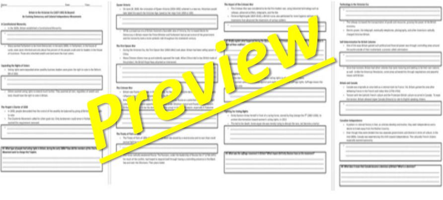 Britain in the Victorian Era - Amped Up Learning