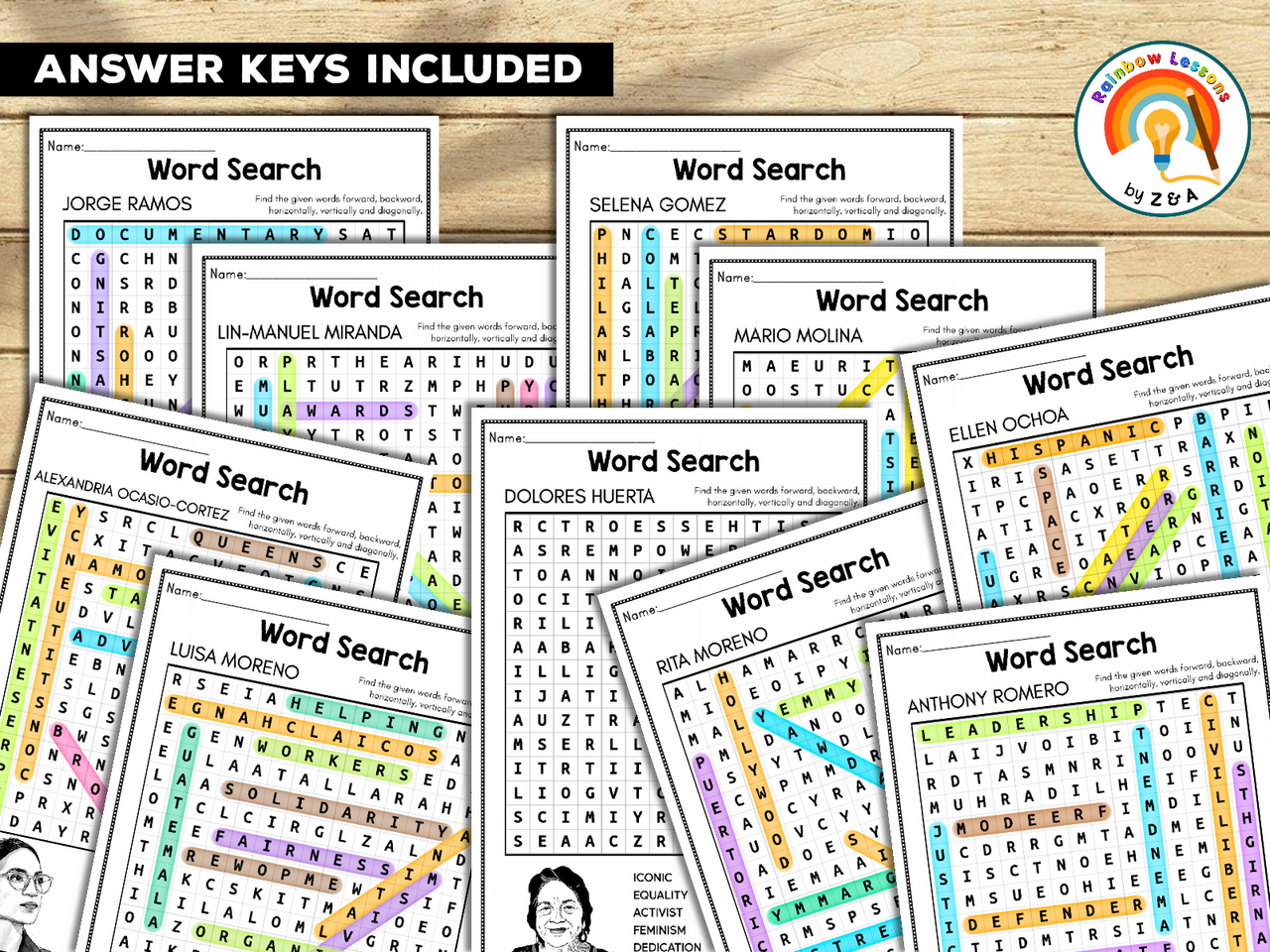 Hispanic Heritage Month Activities | Hispanic Heritage Month Word ...