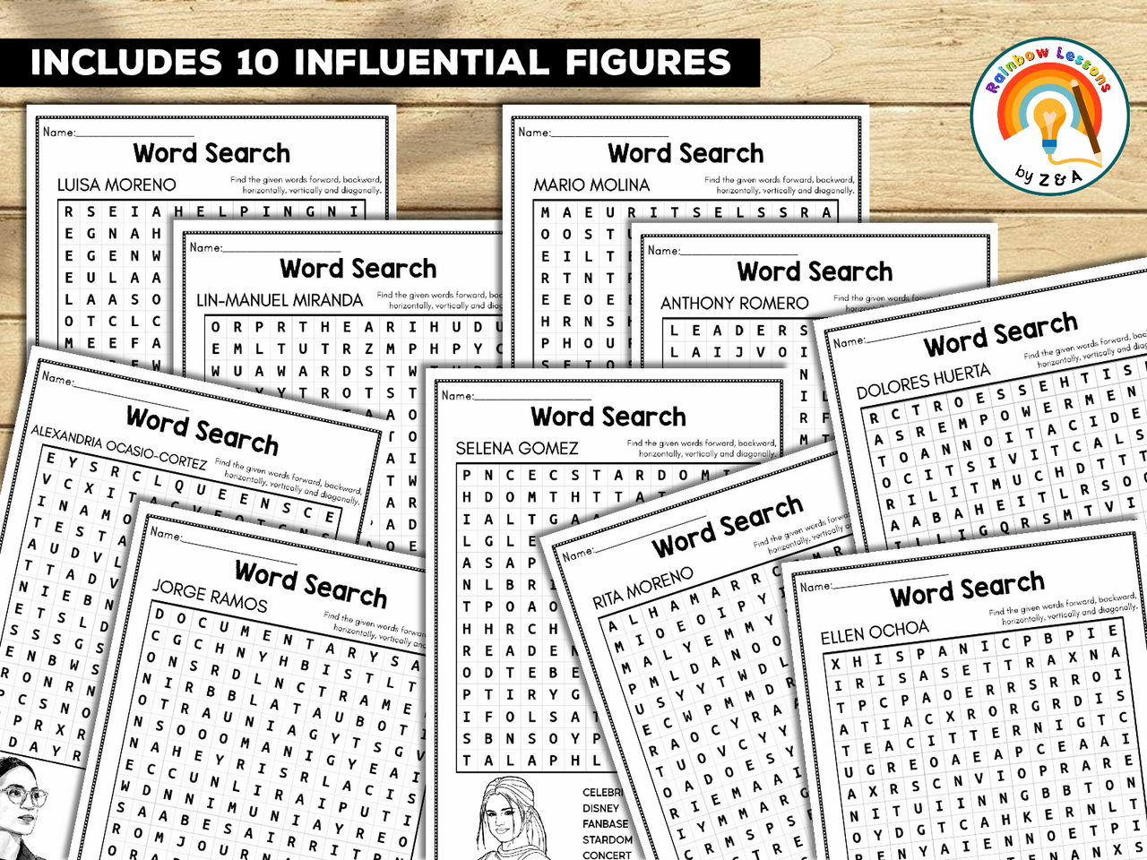 Hispanic Heritage Month Activities | Hispanic Heritage Month Word ...