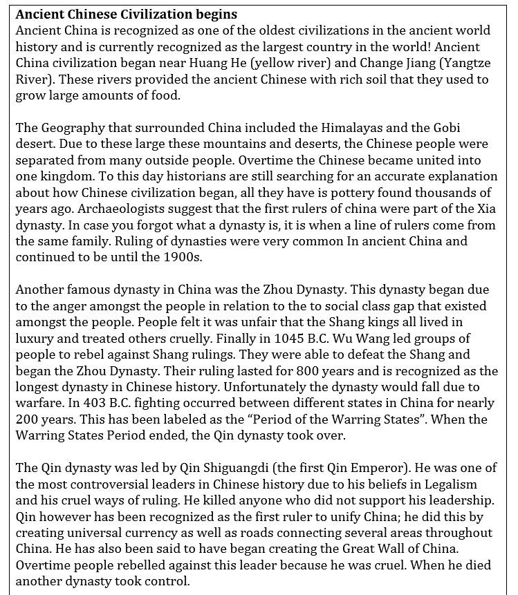 Ancient China - Amped Up Learning