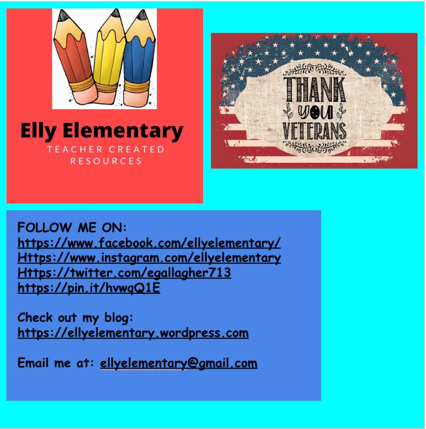 VETERAN'S DAY LESSON IDEAS AND WRITING TEMPLATES