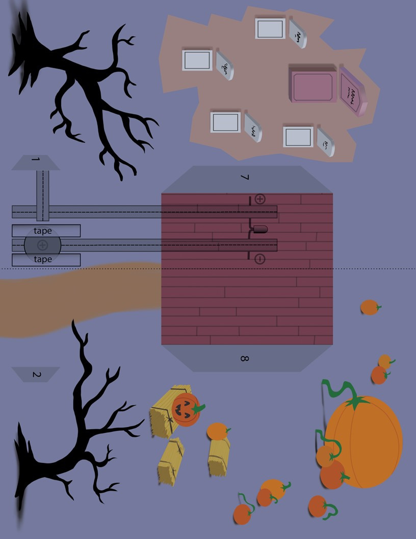 Spooktacular STEM DIY Paper Lightup Halloween House Electricity ...