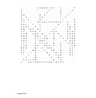 Influencing the Government Vocabulary Word Search for a Civics Course ...