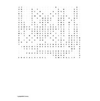 Roots of American Democracy Vocabulary Word Search for a Civics Course ...