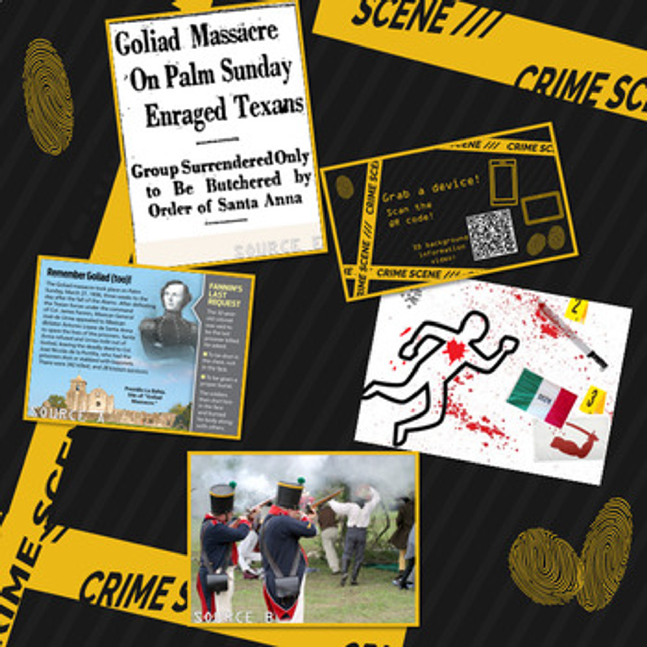 CSI Goliad Massacre - Interactive Inquiry Lesson
