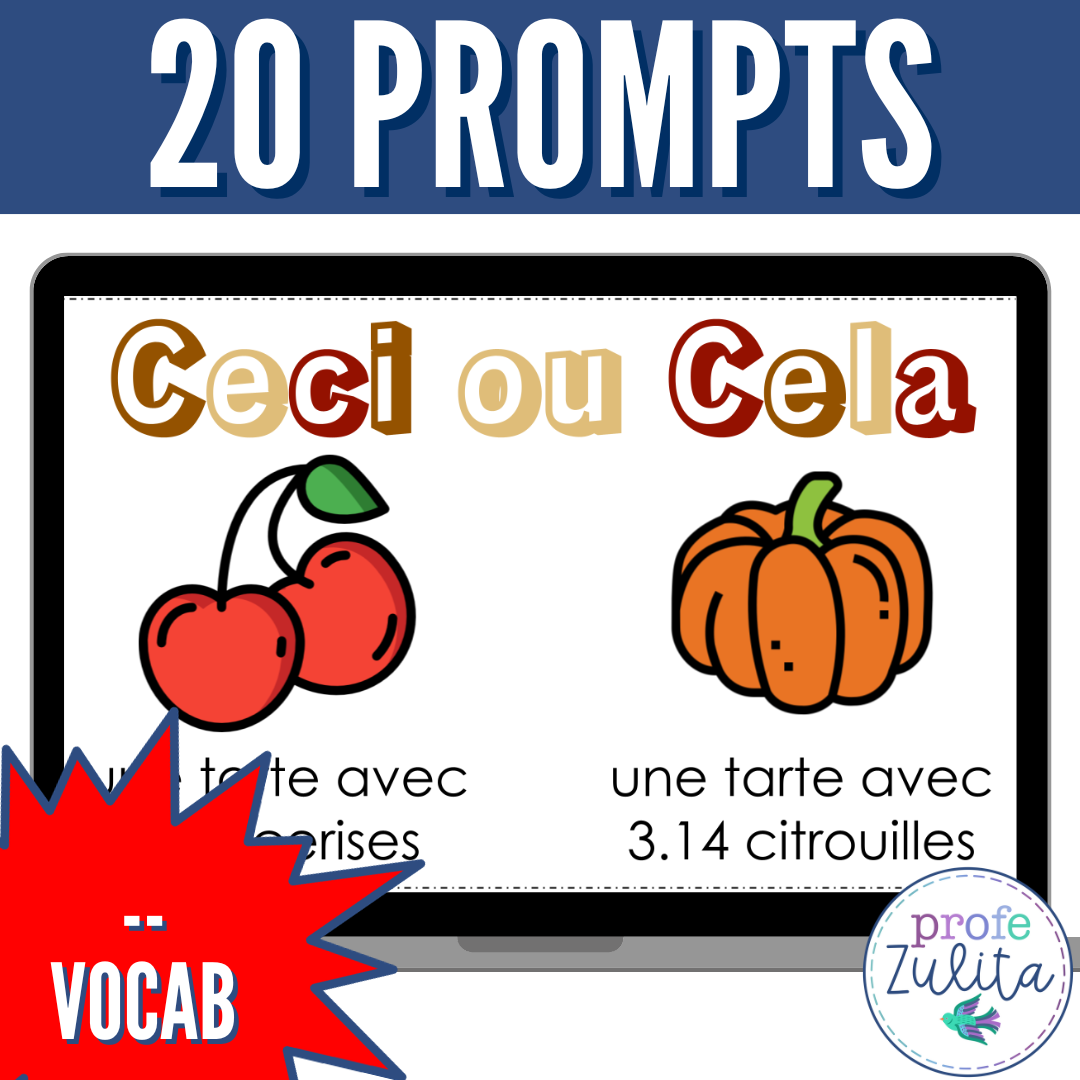 Pi Day 3.14 French Would You Rather? Que Préfères Game - Amped Up Learning