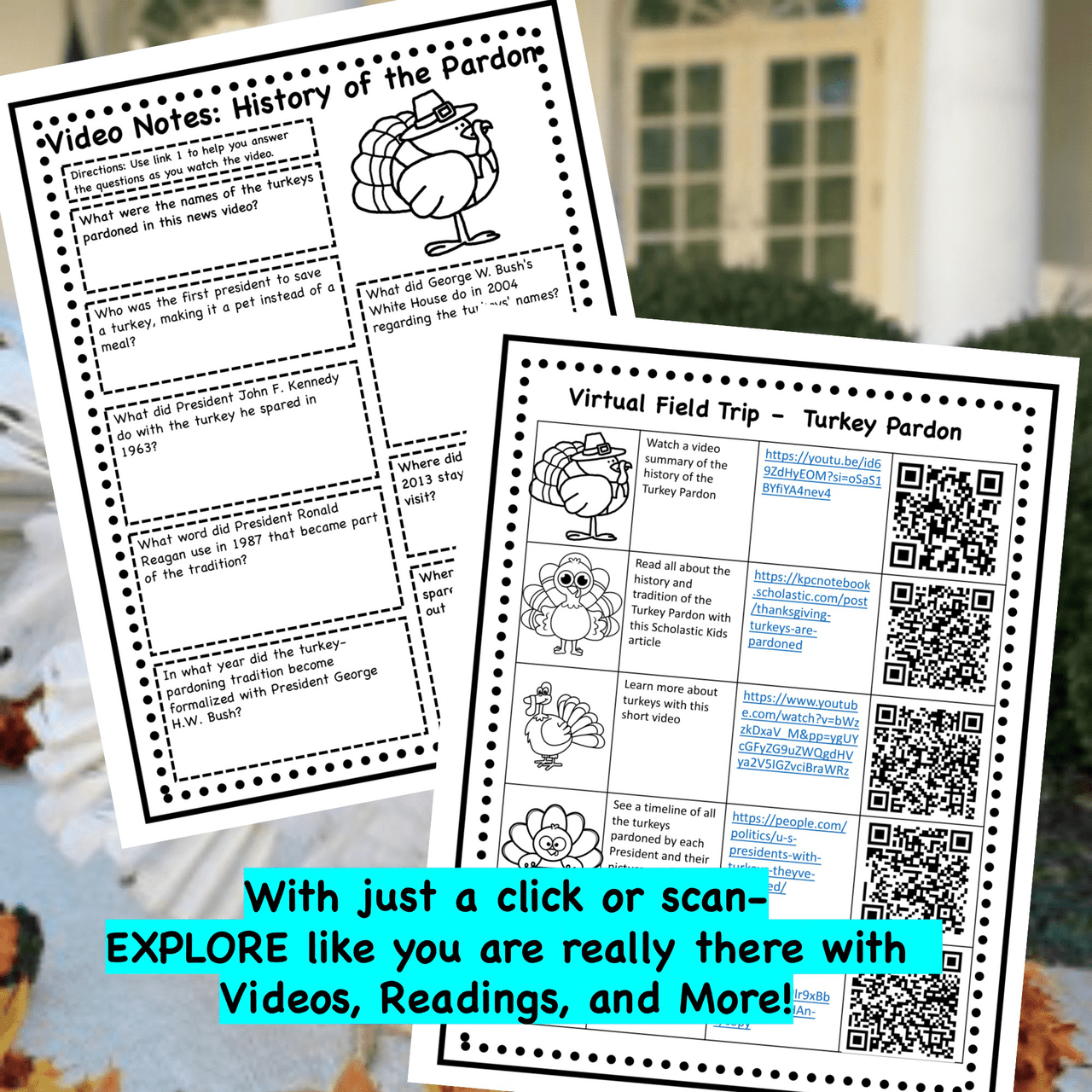 Turkey Pardon Virtual Field Trip