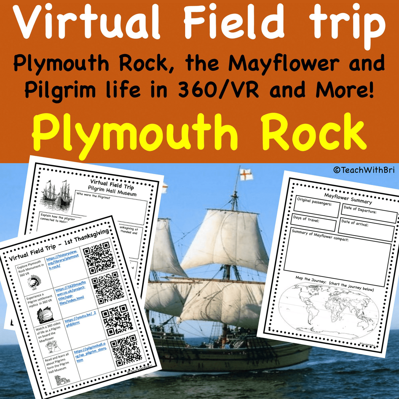 Thanksgiving Virtual Field Trip Discount Bundle