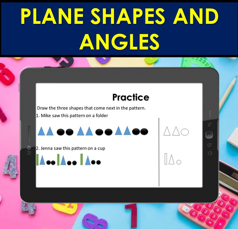 Plane Shapes and Angles | PowerPoint Lesson Slides for 2nd Grade