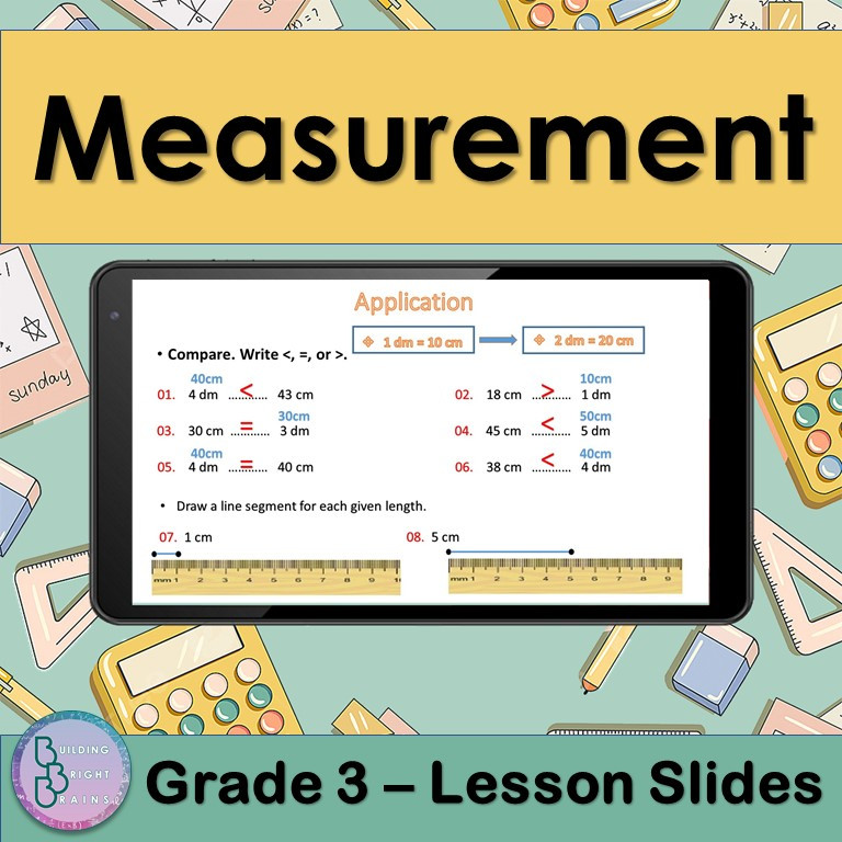 Measurement | PowerPoint Lesson Slides for 3rd Grade | Meter, Liter ...