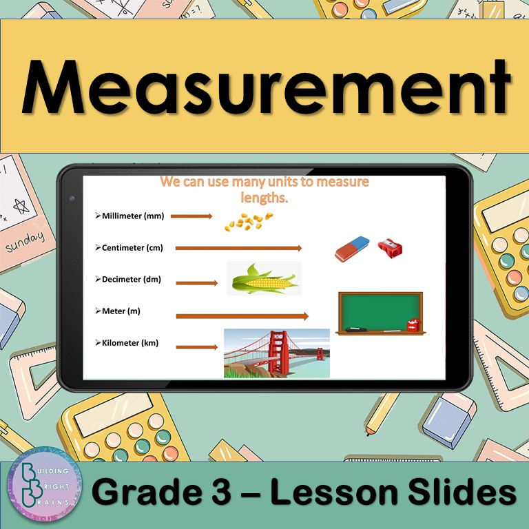 Measurement | PowerPoint Lesson Slides for 3rd Grade | Meter, Liter ...