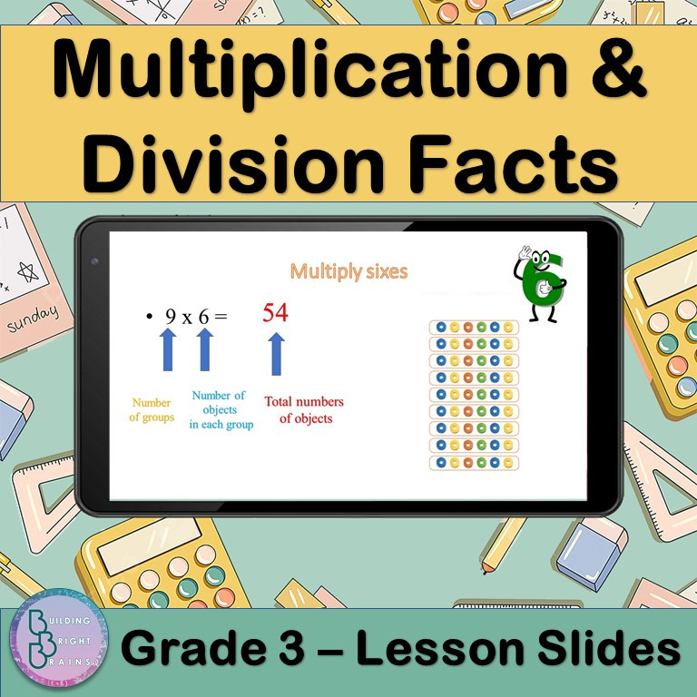 Multiplication And Division Facts | PowerPoint Lesson Slides for 3rd Grade