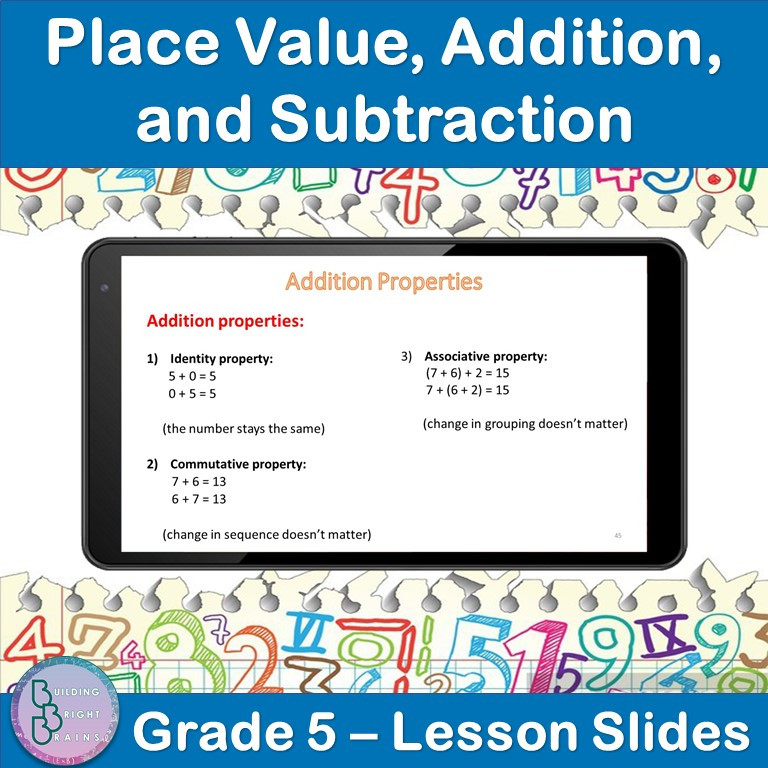 Place Value, Addition, And Subtraction | 5th Grade PowerPoint Lesson Slides