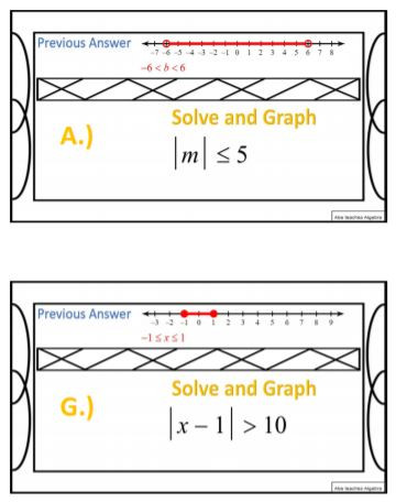 SCAVENGER HUNT: Solving Absolute Value Inequalities (12 Problems ...
