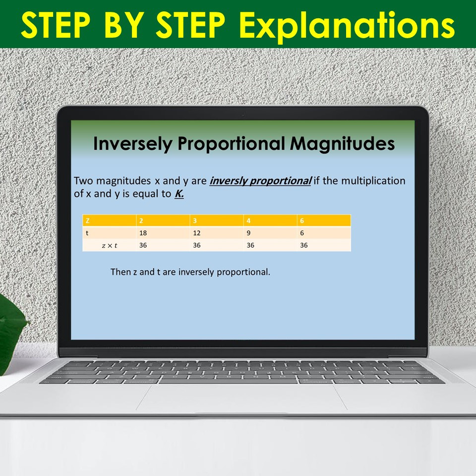 Constant of Proportionality PowerPoint Presentation Math Lesson Middle ...