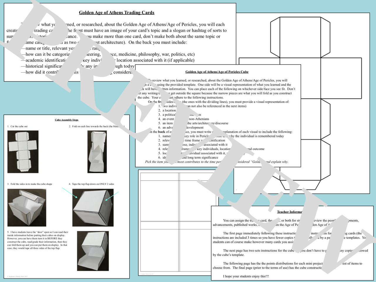 The Age of Pericles Mini Projects