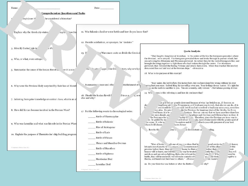 The Persian Wars Mini Bundle