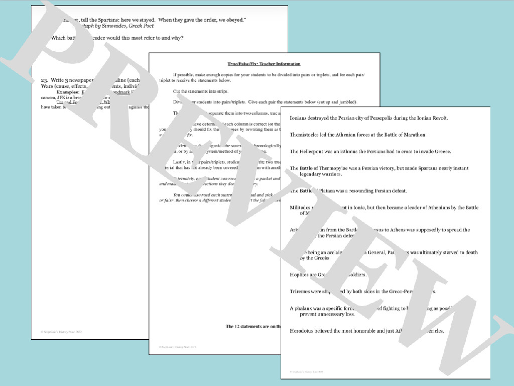 The Persian Wars Mini Bundle