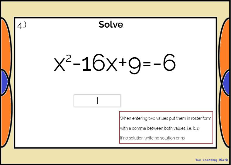 Solving Quadratic Equations by Completing the Square: Digital BOOM ...
