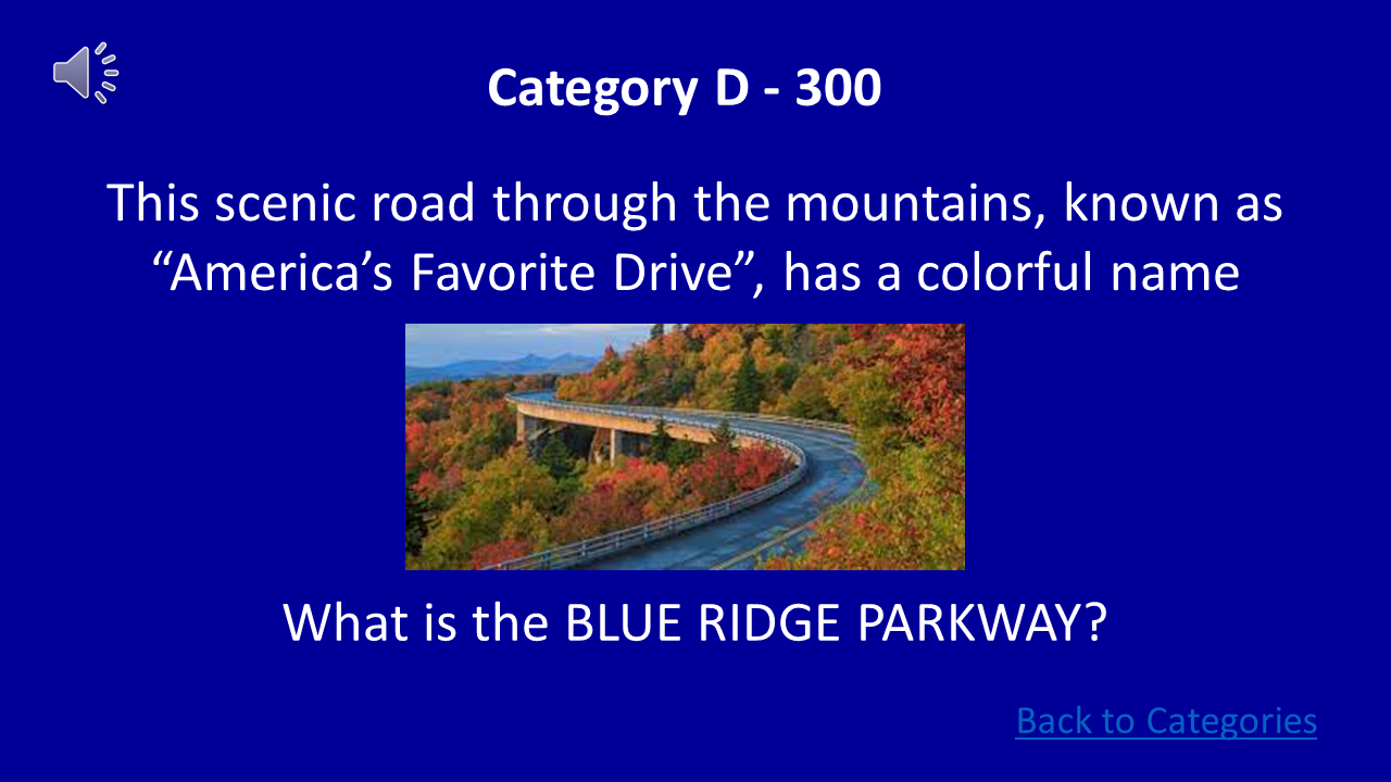 All About North Carolina Jeopardy Game