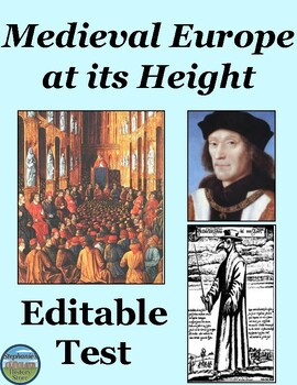 Medieval Europe at its Height Test
