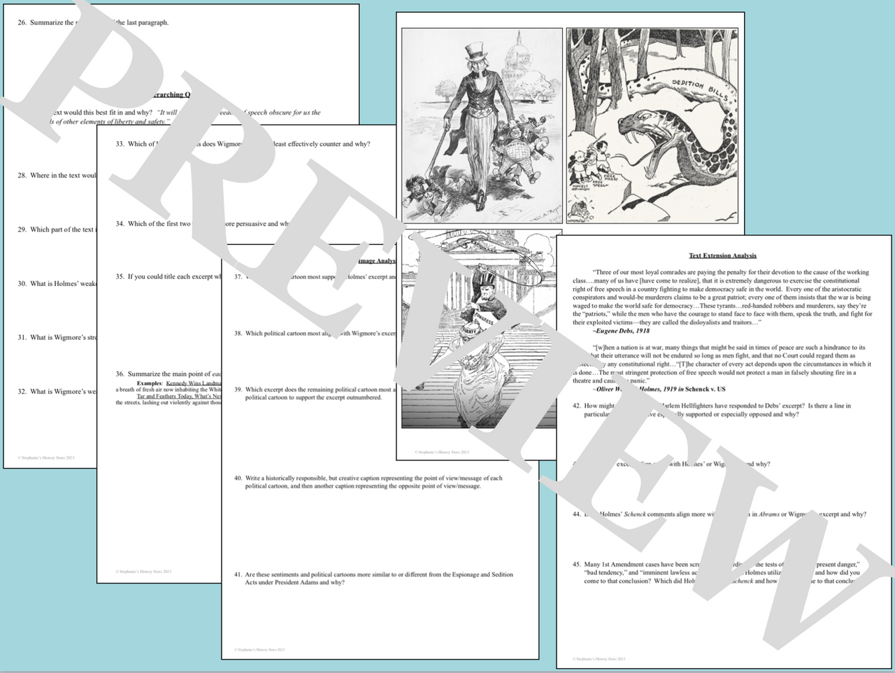 Freedom of Speech Point of View and Image Analysis