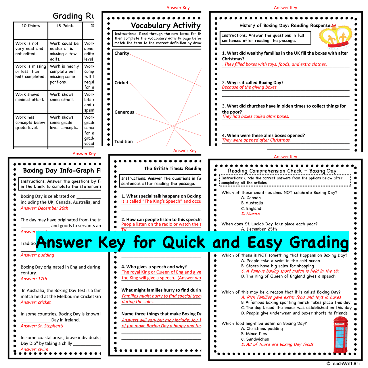 Boxing Day Lesson from TeachWithBri