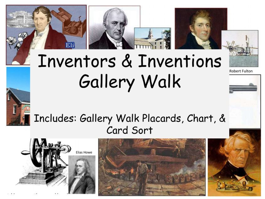 Inventors and Inventions Gallery Walk - Amped Up Learning