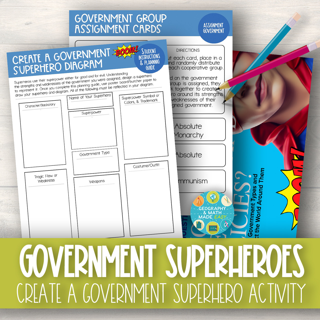 Types of Government — What If Governments Had Superheroes? + PowerPoint ...