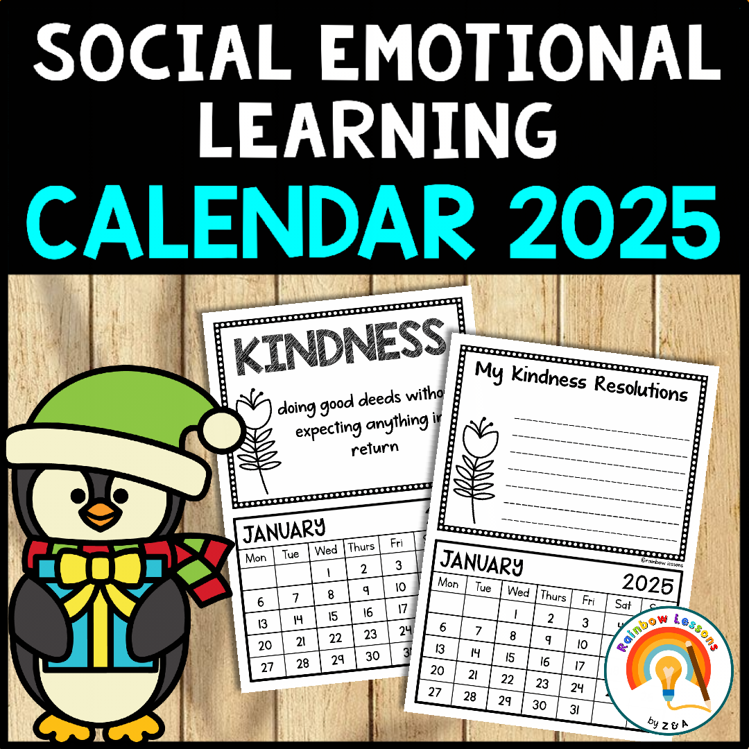 2025 Calendar Gift | Calendar Parents Gift | SEL New Year | Christmas ...