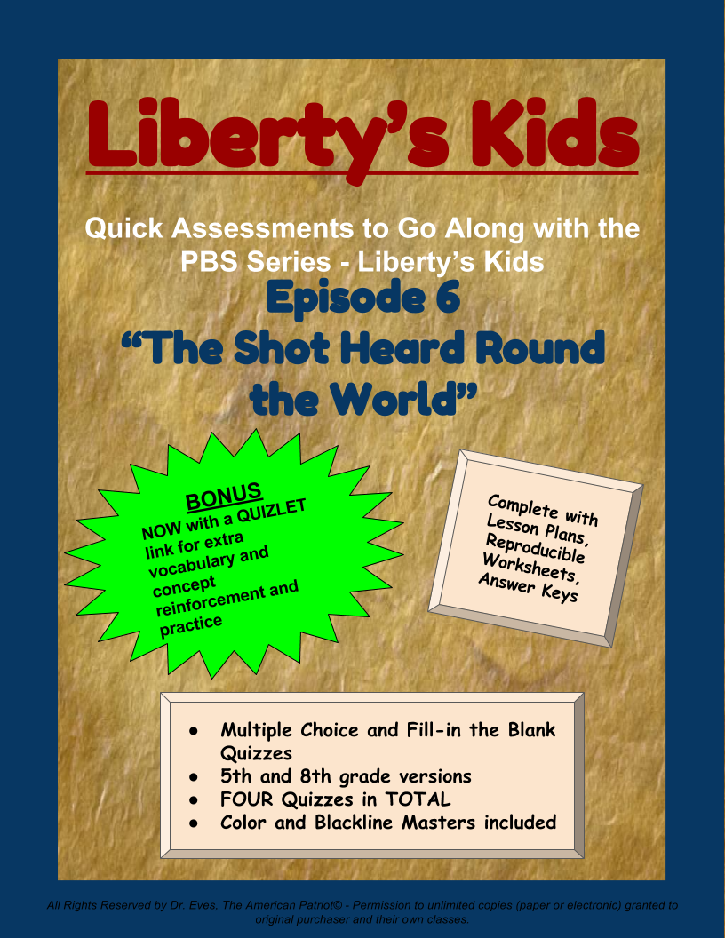 Liberty's Kids - Episode 6 - "The Shot Heard Round the World" - Amped ...