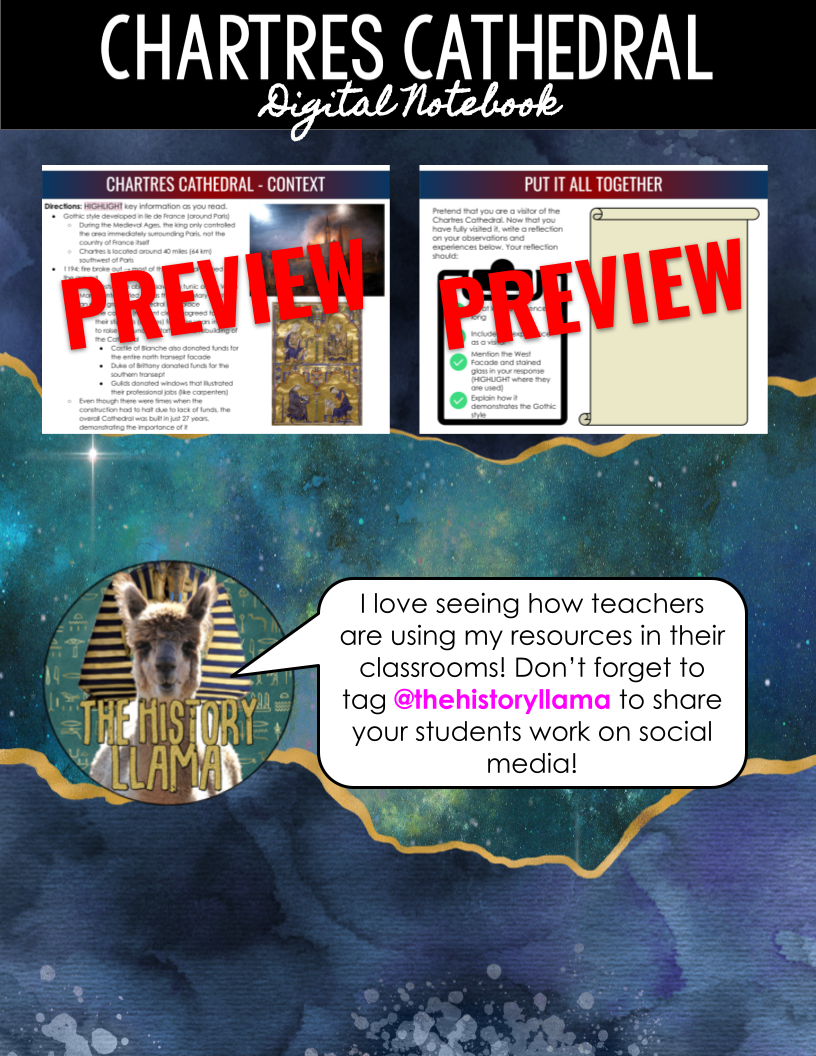 Chartres Cathedral Digital NB - AP Art History - Amped Up Learning