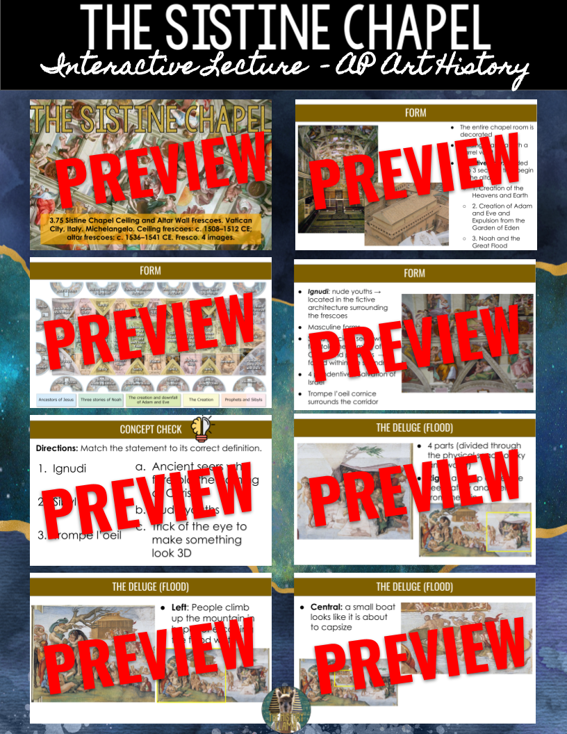 The Sistine Chapel Interactive Lecture - AP Art History - Amped Up Learning